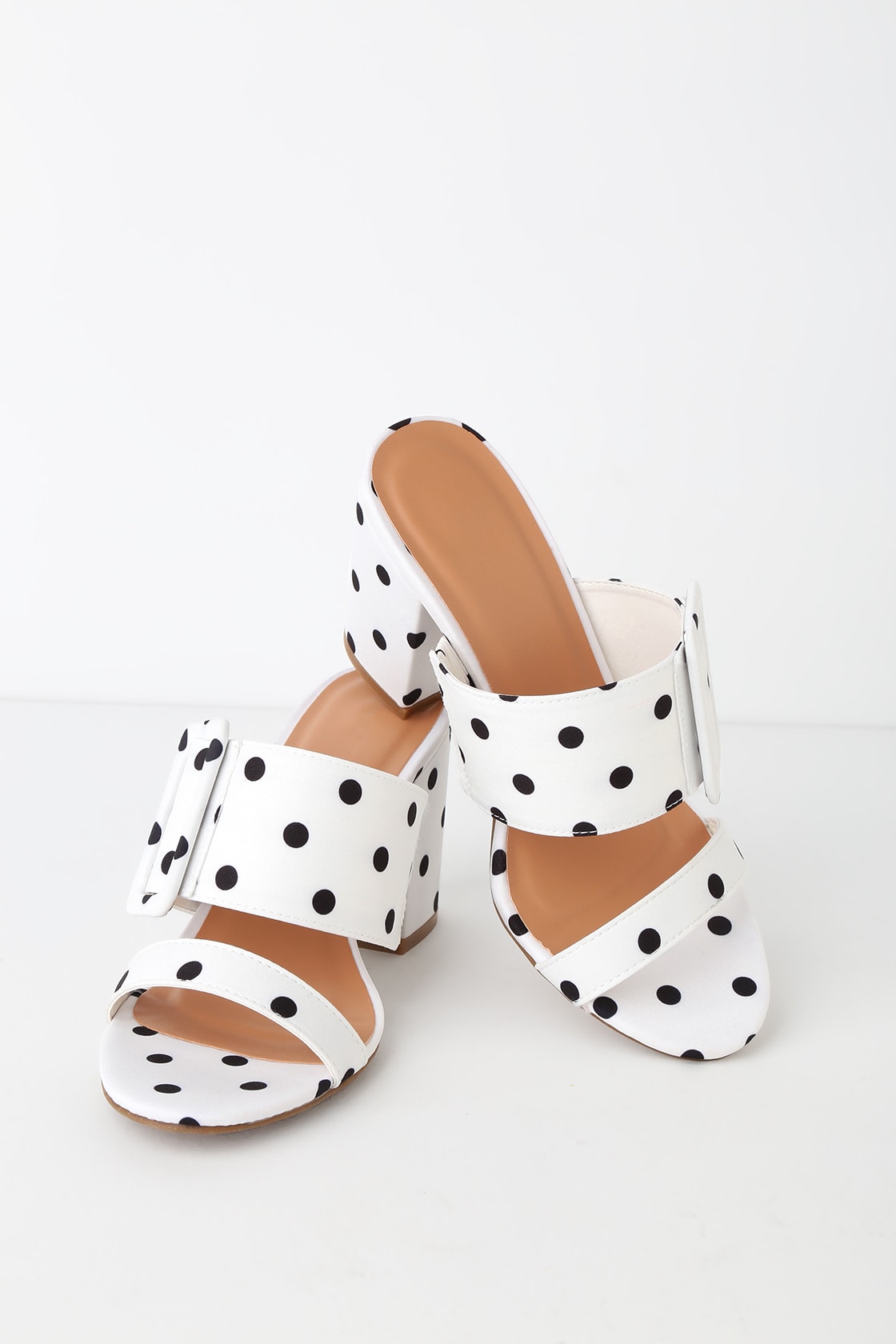 Polka dot block heels Lulu’s - Brittany Nicole